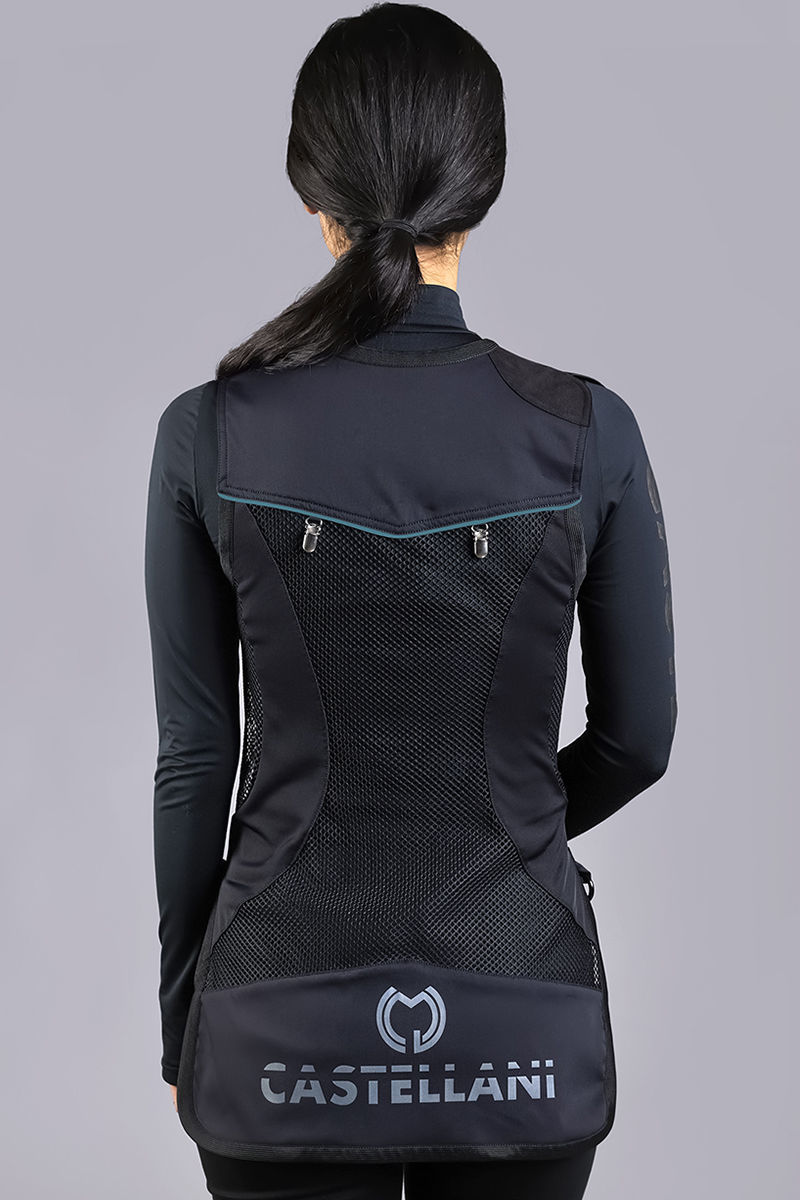 CASTELLANI USA. CASTELLANI WOMENS RIO PRO MESH ALCANTARA VEST 036-010